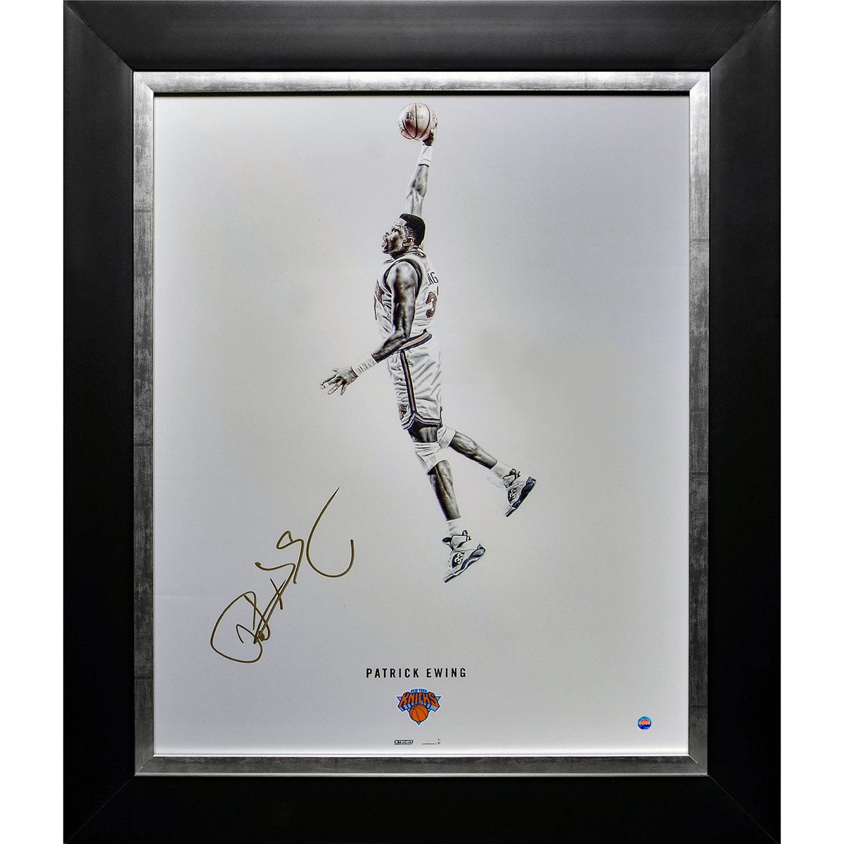 Foto Autografiada Patrick Ewing 16X20