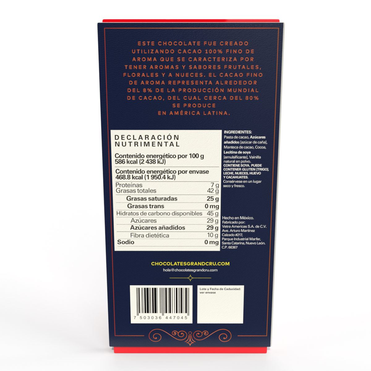 Tableta Chocolate 70% Cacao Grand Cru