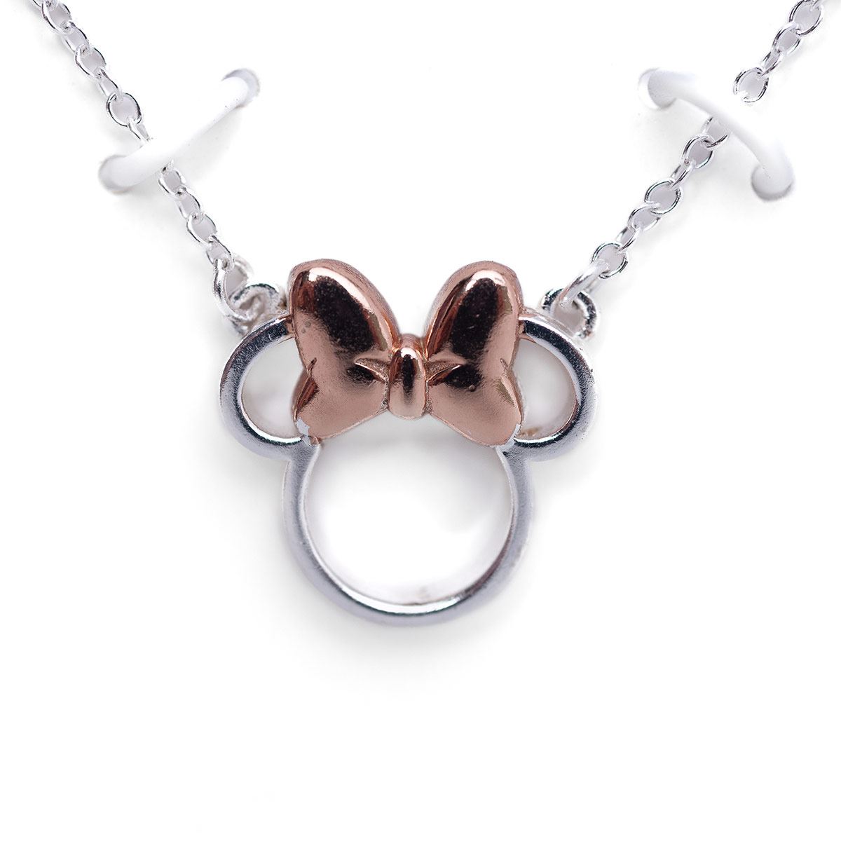 Collar Silueta Minnie Plata.925 Disney
