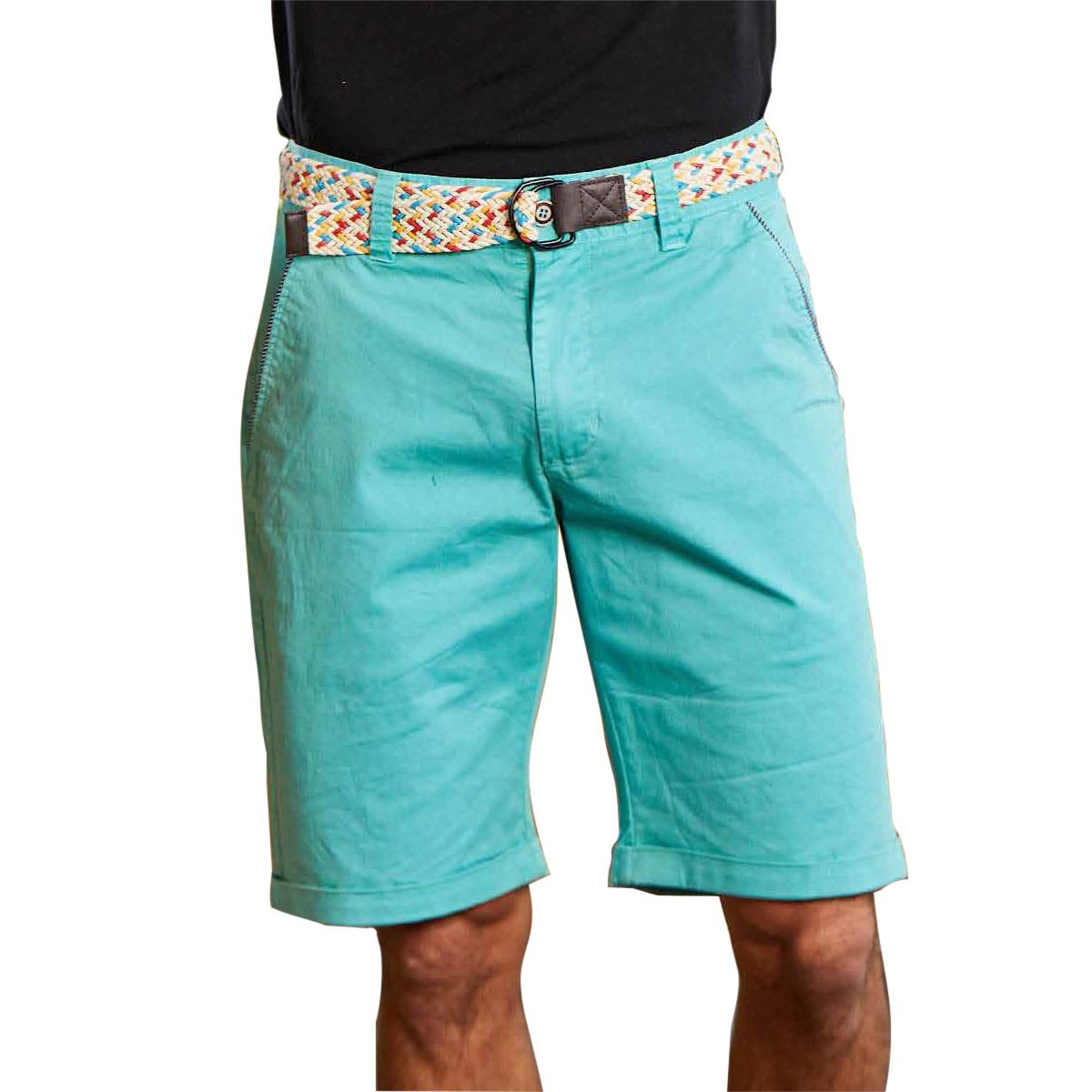 Bermuda Casual NYD Diseño Liso para Hombre