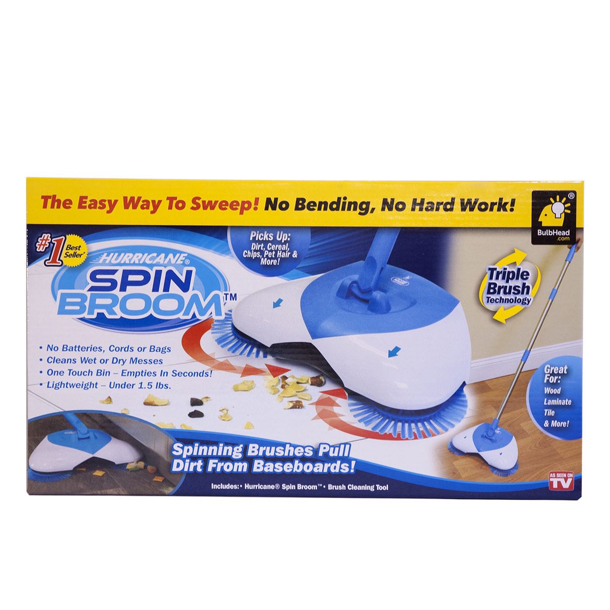 Limpiador Hurricane Spin Broom