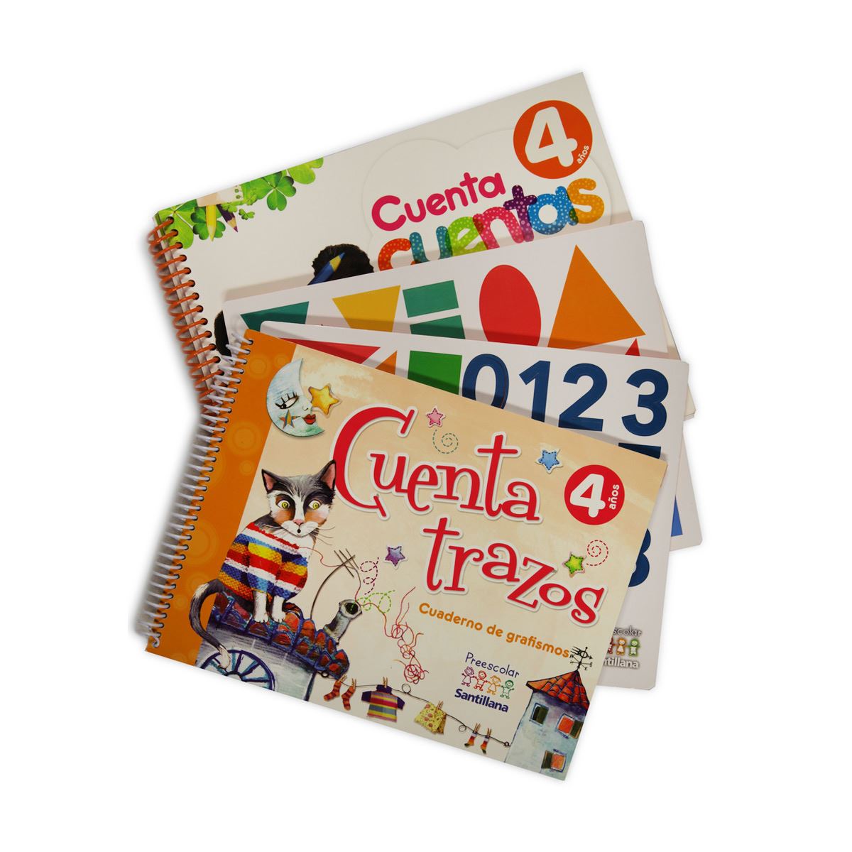 Pack 2 Preescolar Cuenta Cuentas Con Cuenta Trazos 2013