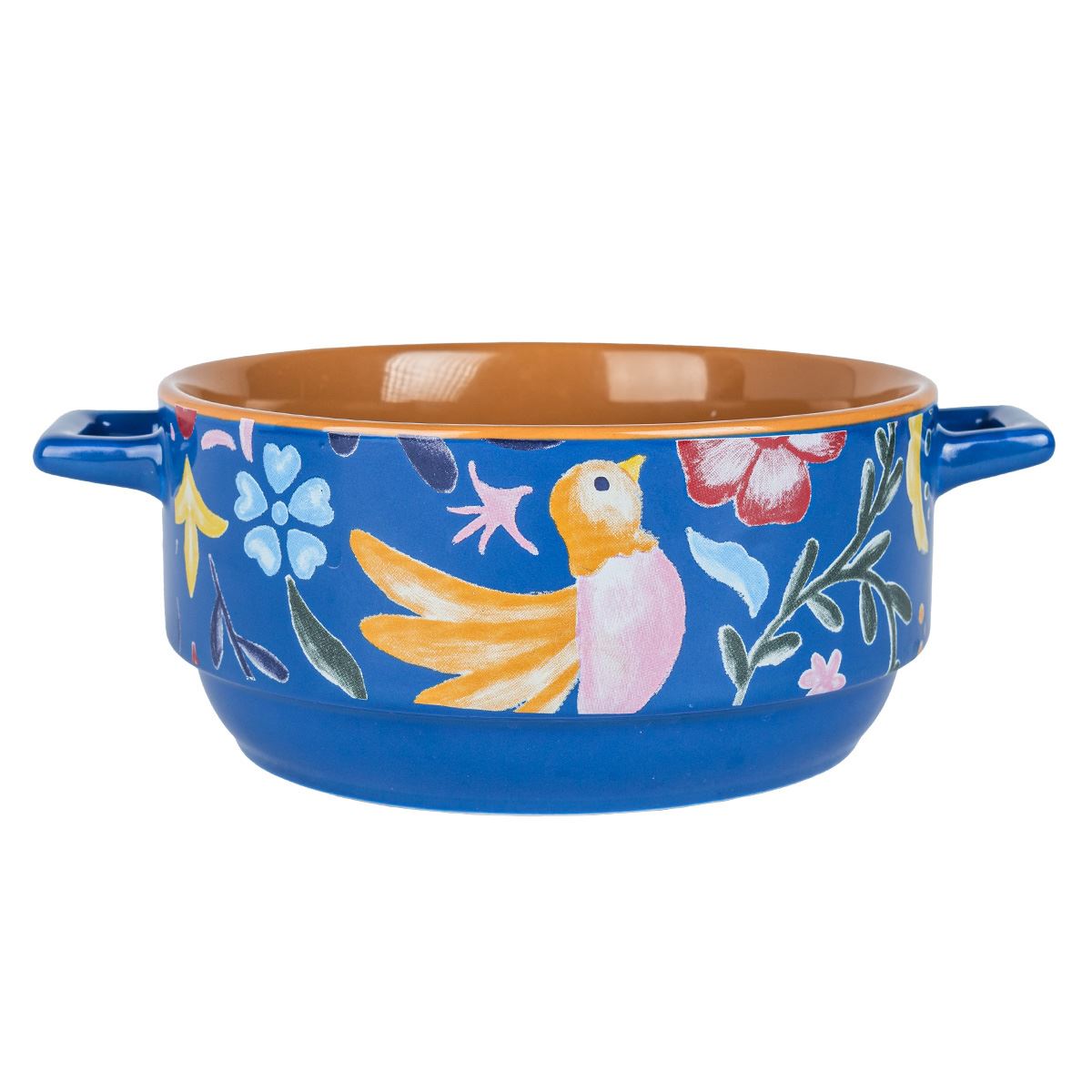 Plato Pozolero Porcelana Edición Tradición Mexicana Azul 890 ml Crown ...