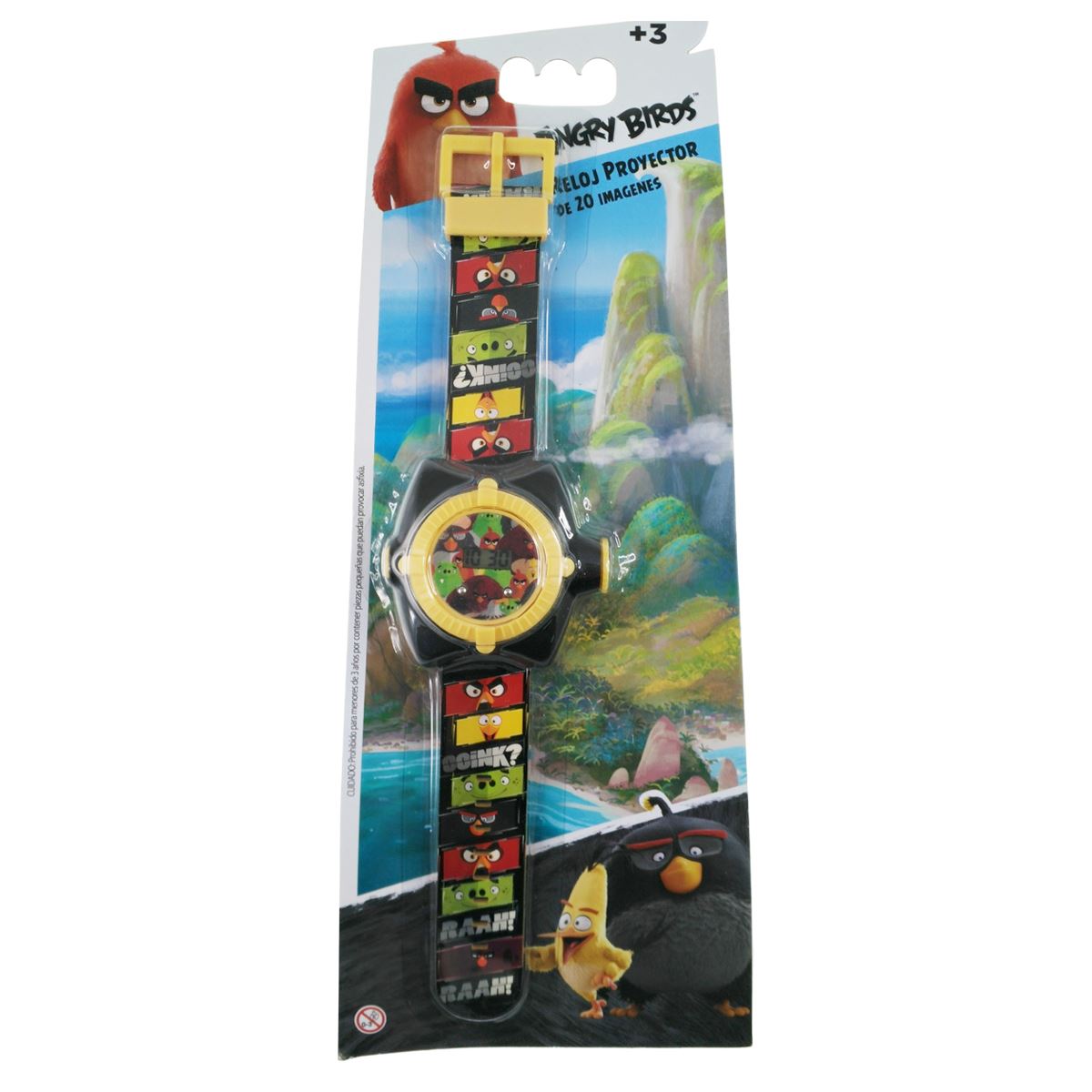 Reloj Proyector - 20 imagenes Angry Birds