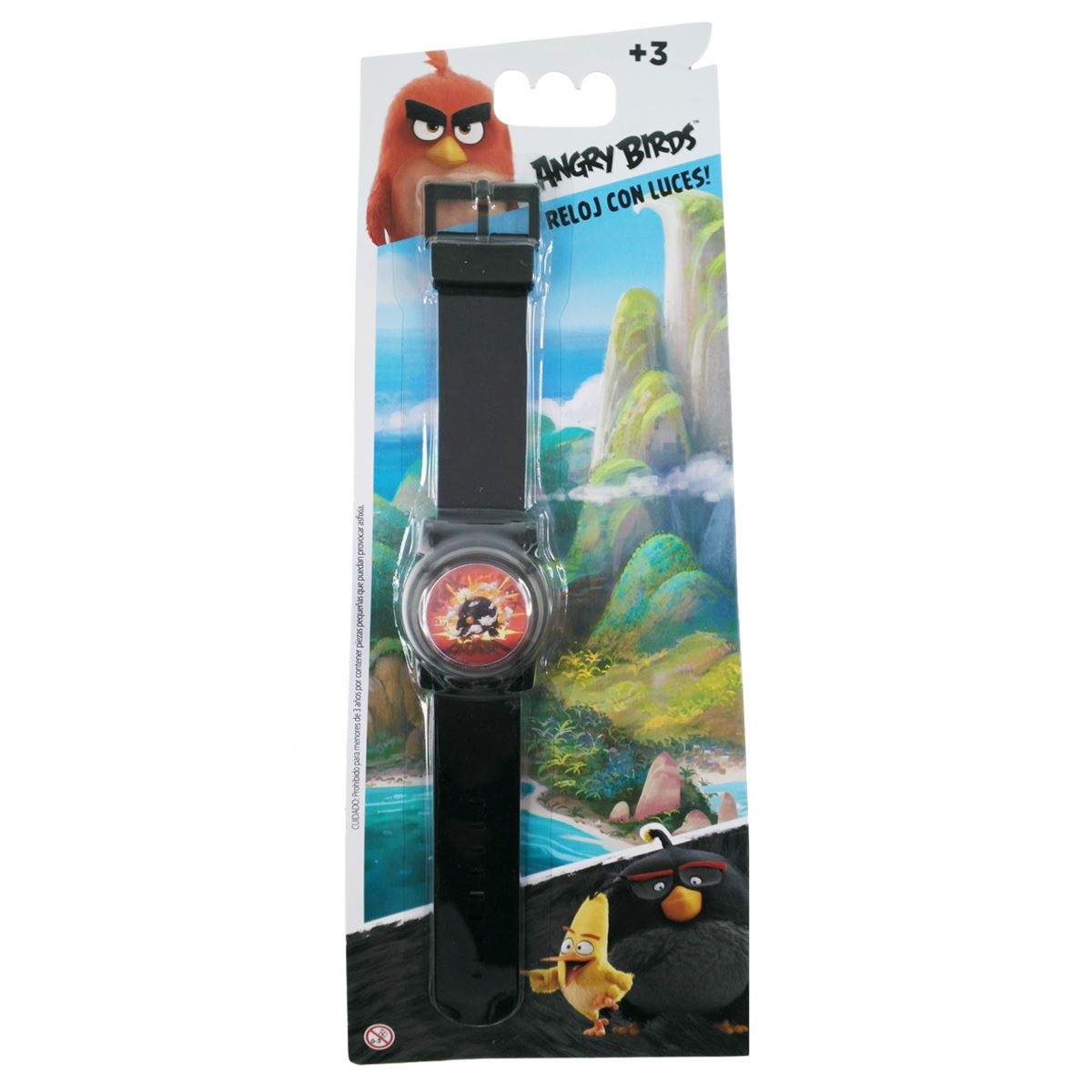 Reloj Digital con Luces Angry Birds