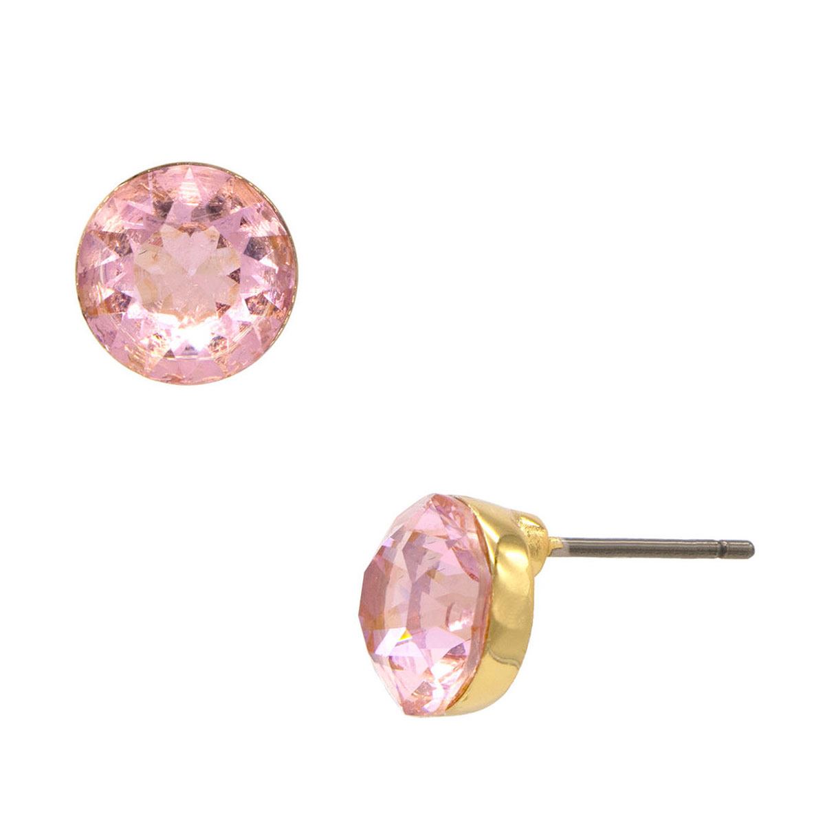 Aretes Cristal Austriaco Light Rose Ignite Corte Xirus Chaton Adrianne ...