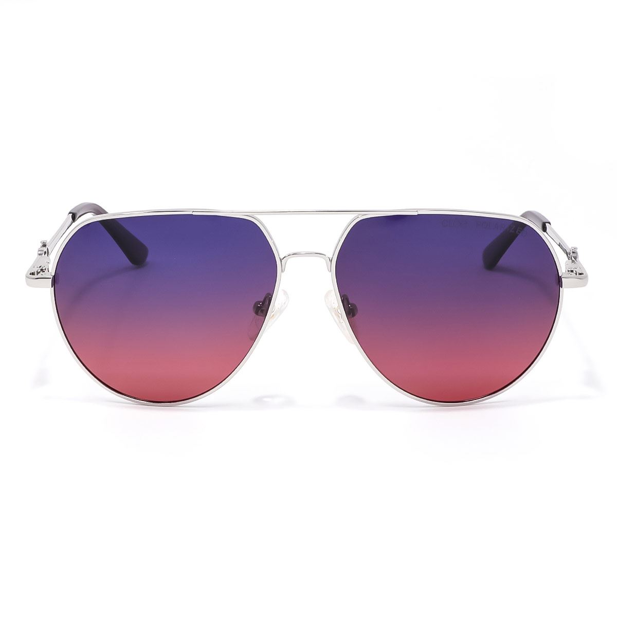 Lente Solar Cloe Color Plata Polarizado Para Dama