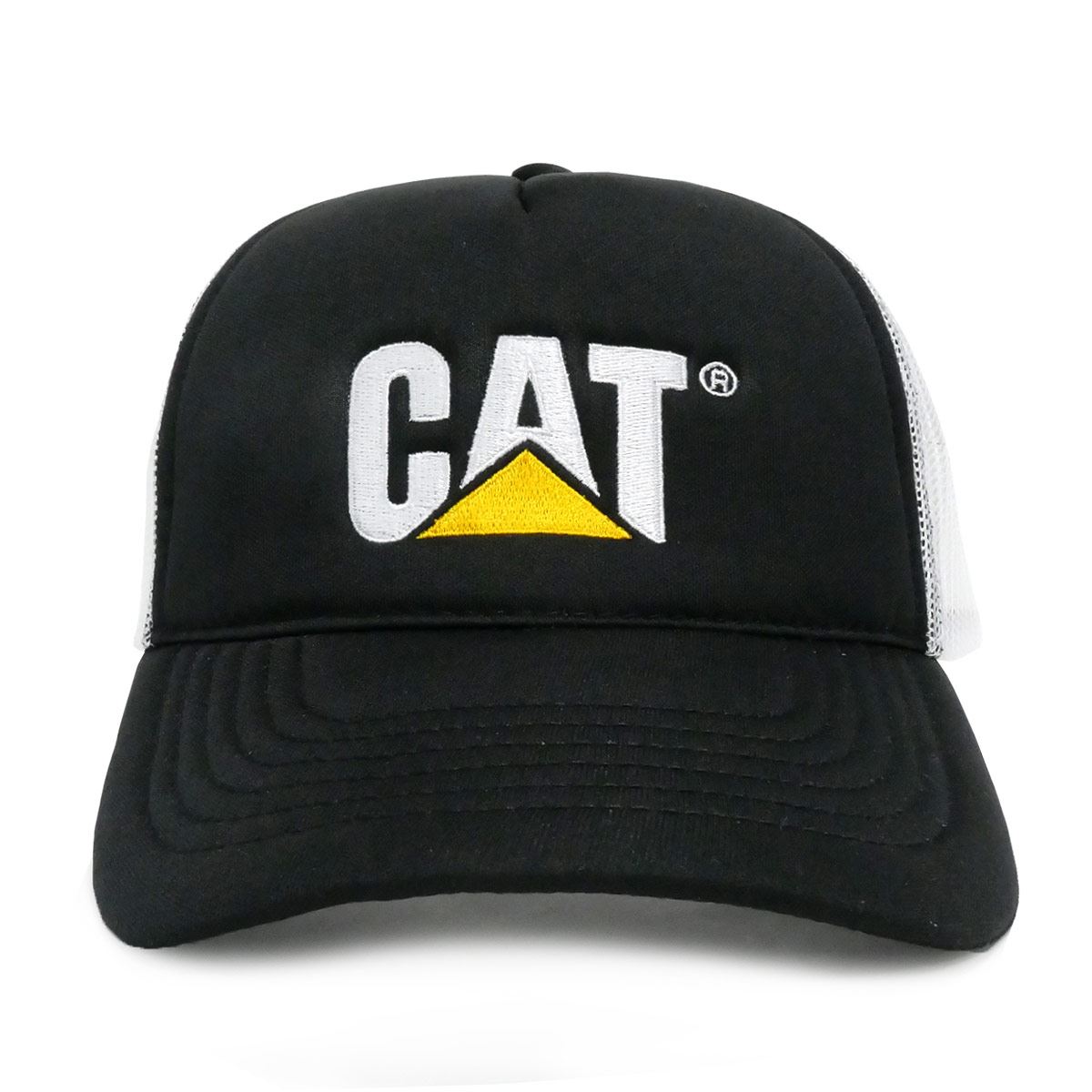Gorra Cat negra con blanco
