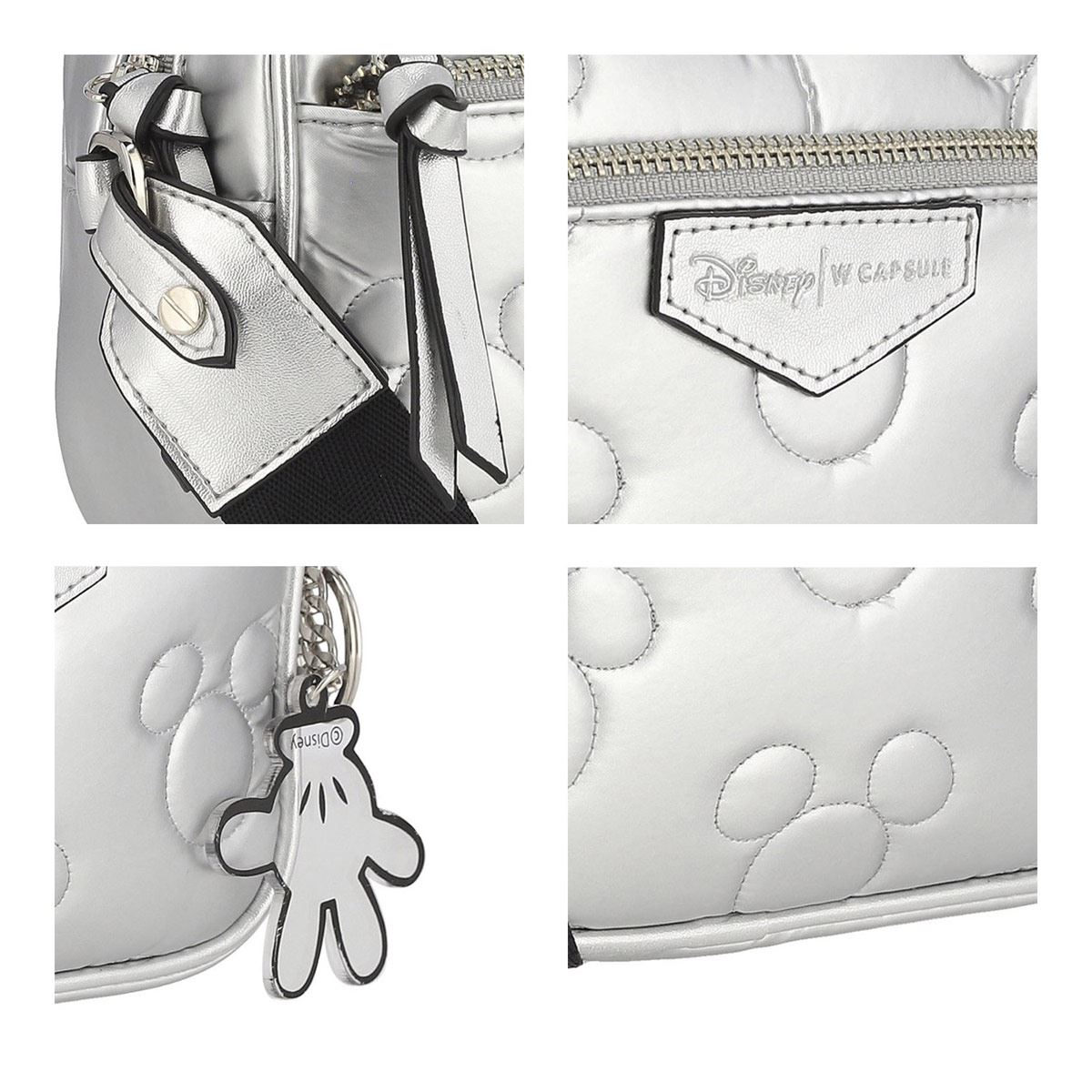 Bolsa W Capsule Disney 100 años Crossbody Color Plata Para Mujer
