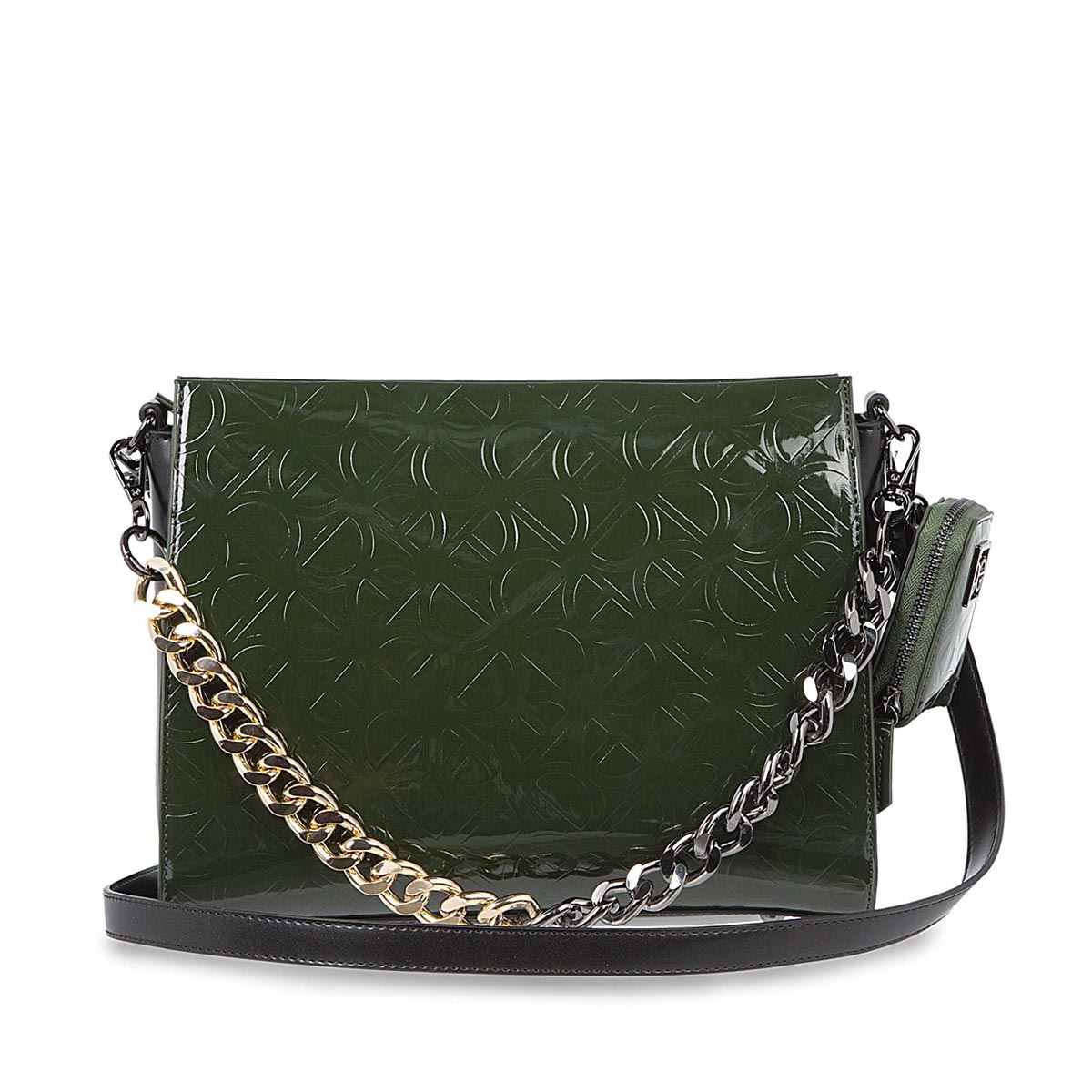 Bolso Satchel Color Verde Para Mujer Cloe
