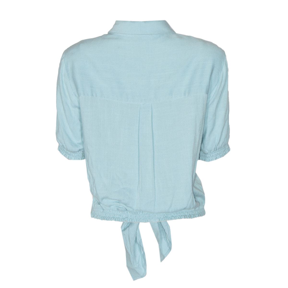 Blusa Para Mujer, Con Cinta De Amarre Y Botones Philosophy Jr Talla ...