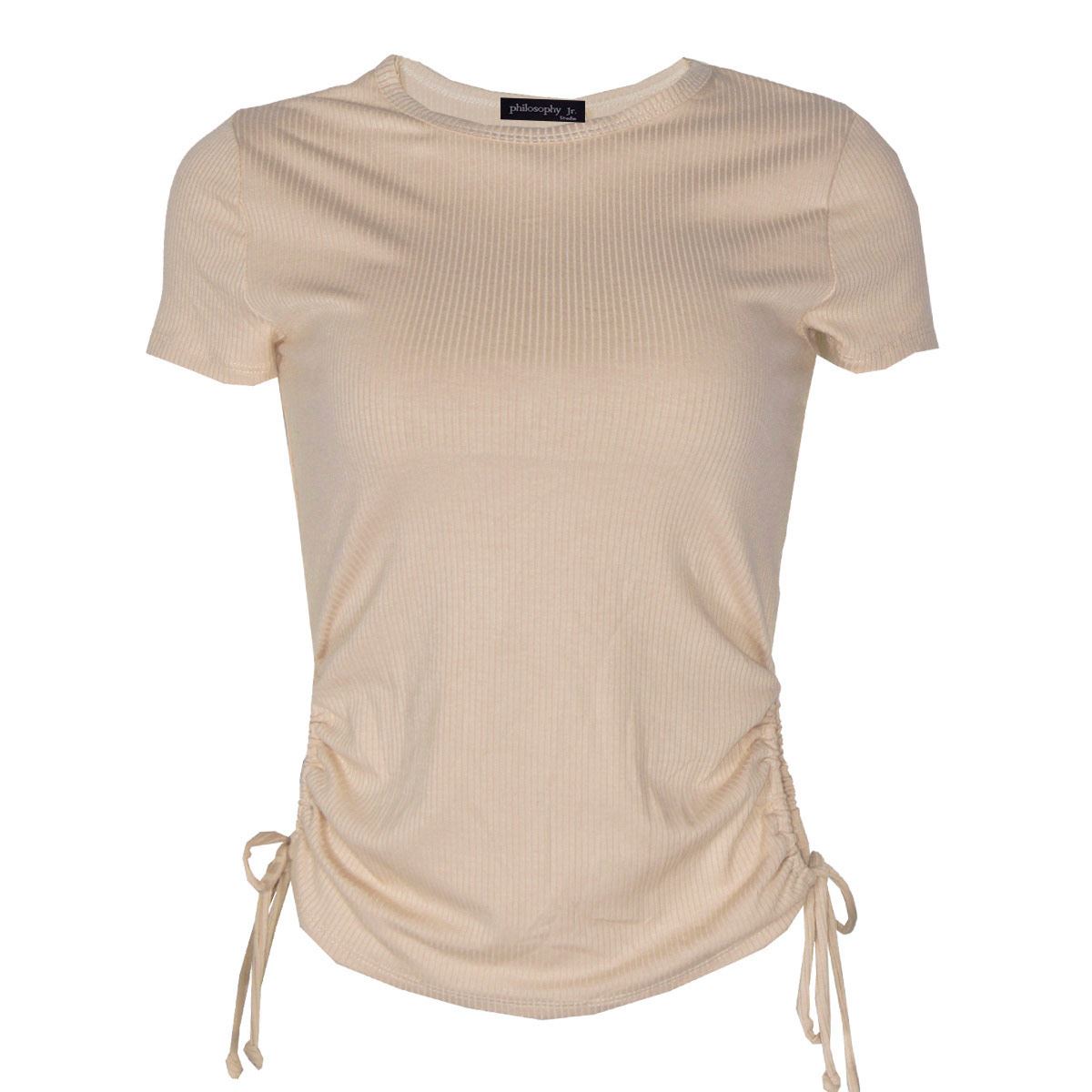 Playera Lisa Para Mujer, Con Jaretas Laterales Philosophy Jr Talla ...