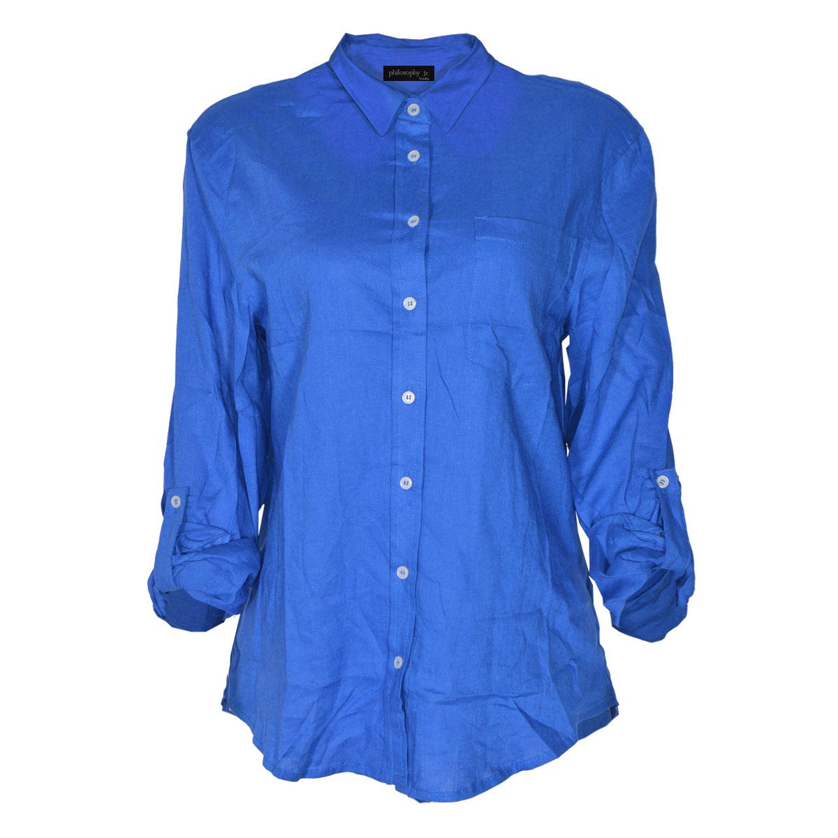 Blusa Philosophy Lisa con Botones y Elevación en Manga para Mujer