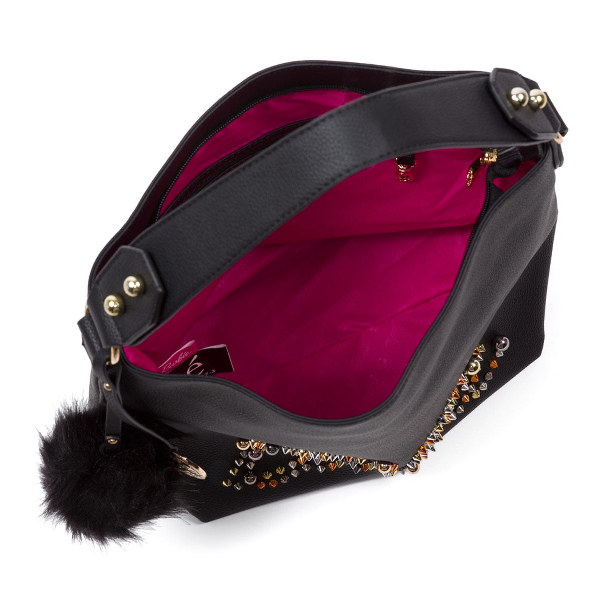 Bolso hobo Barbie negro