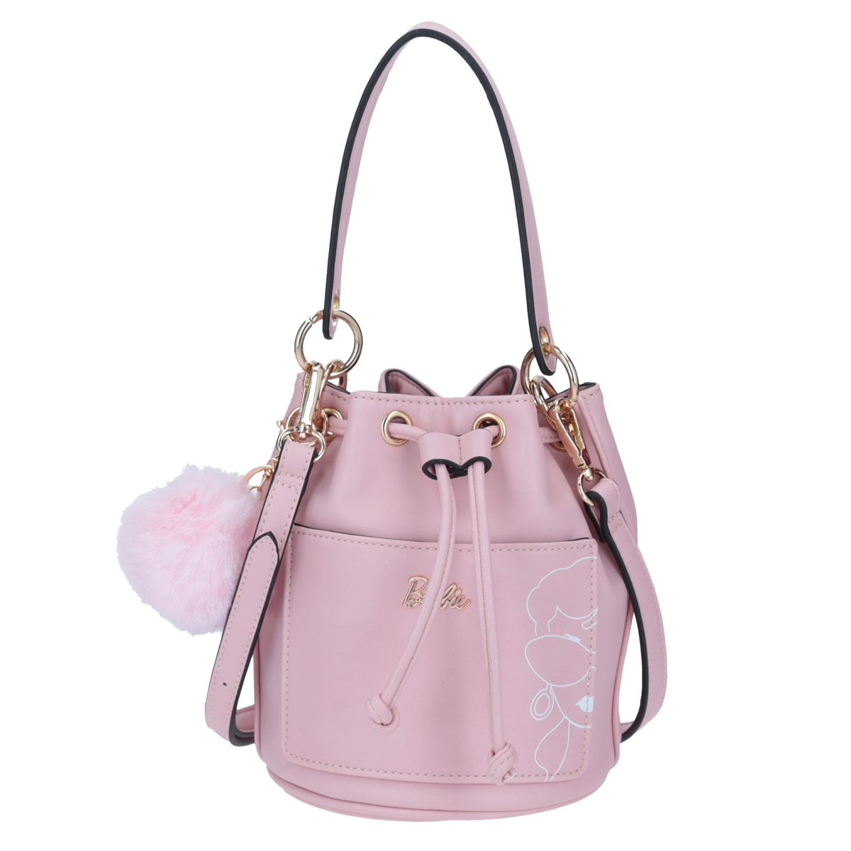 Bolso hobo Barbie rosa
