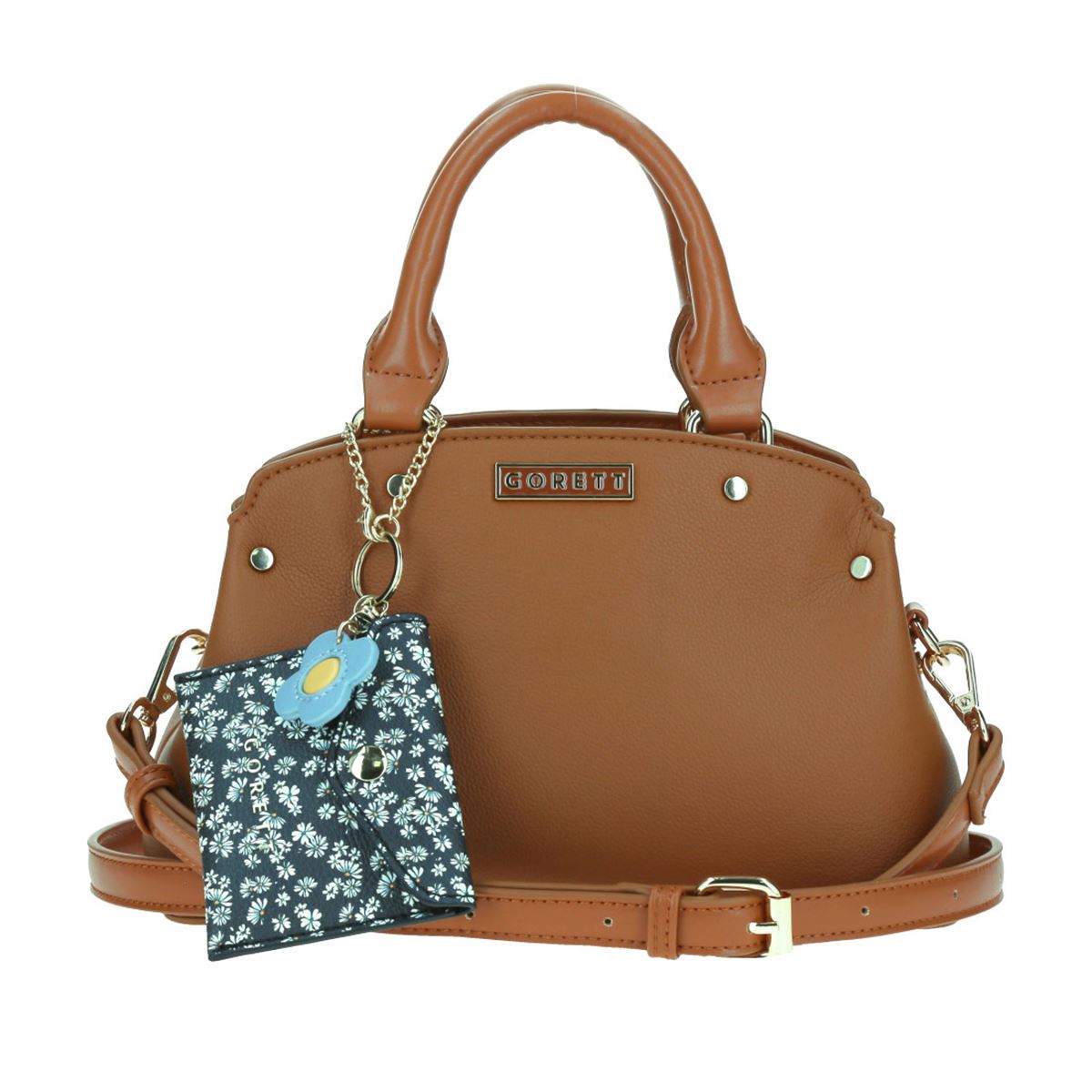 Bolso De Dama Gorett Satchel Color Camel Modelo GS23065-B