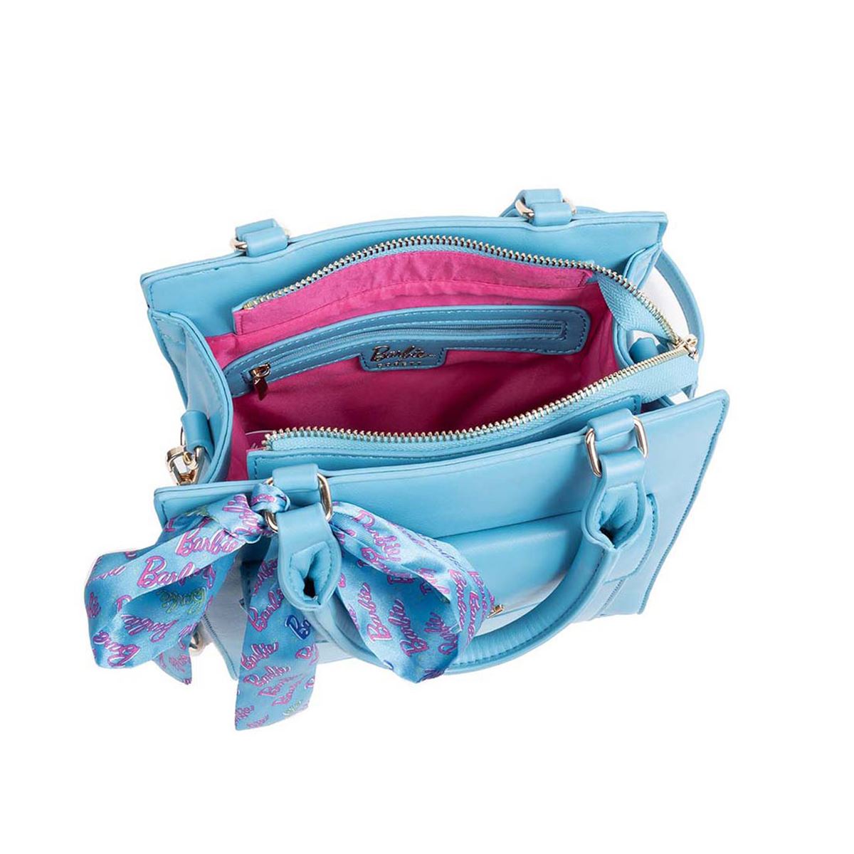 Bolso Satchel color Azul para Mujer Barbie X Gorett