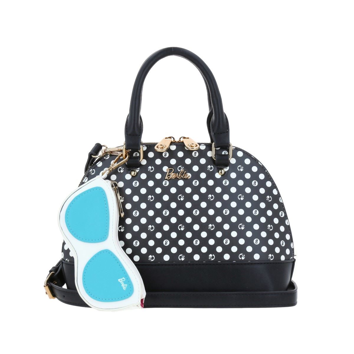 Bolso Satchel Barbie by Gorett Negro para Mujer