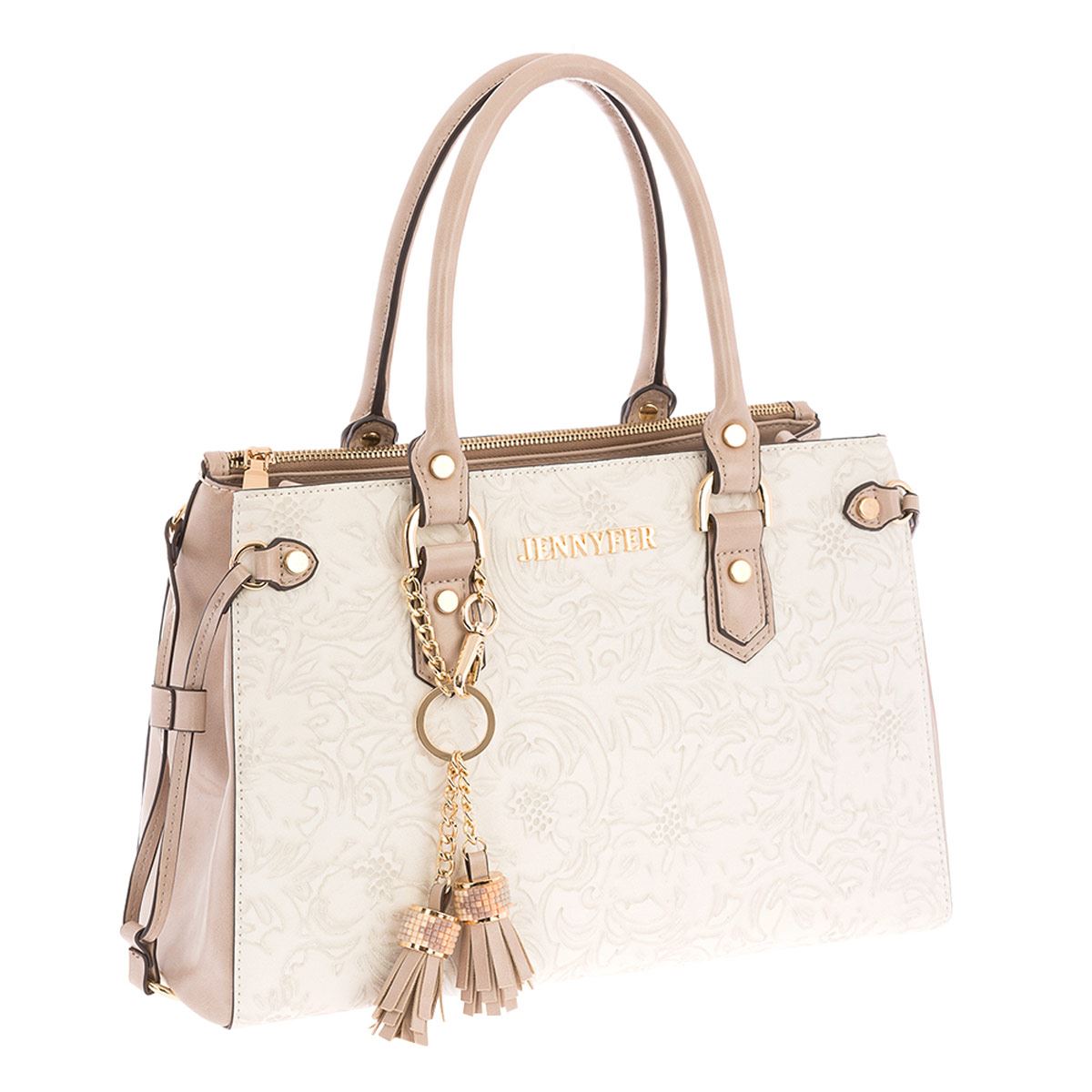 Bolsa Jennyfer Satchel Beige