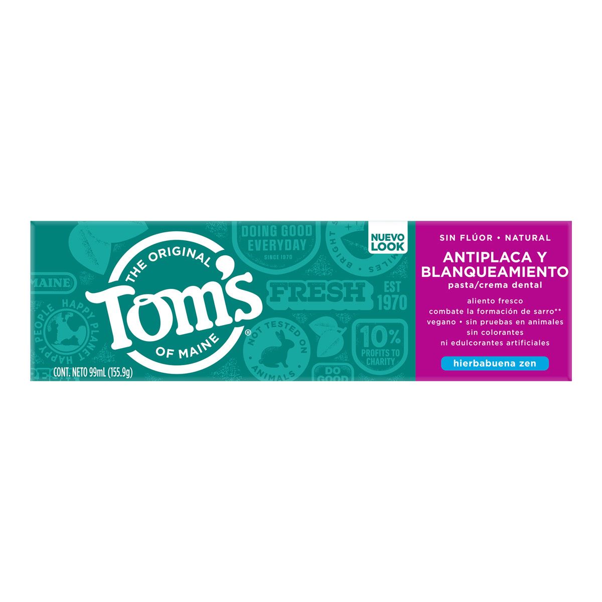 Pasta Dental Antiplaca y Blanqueamiento Toms