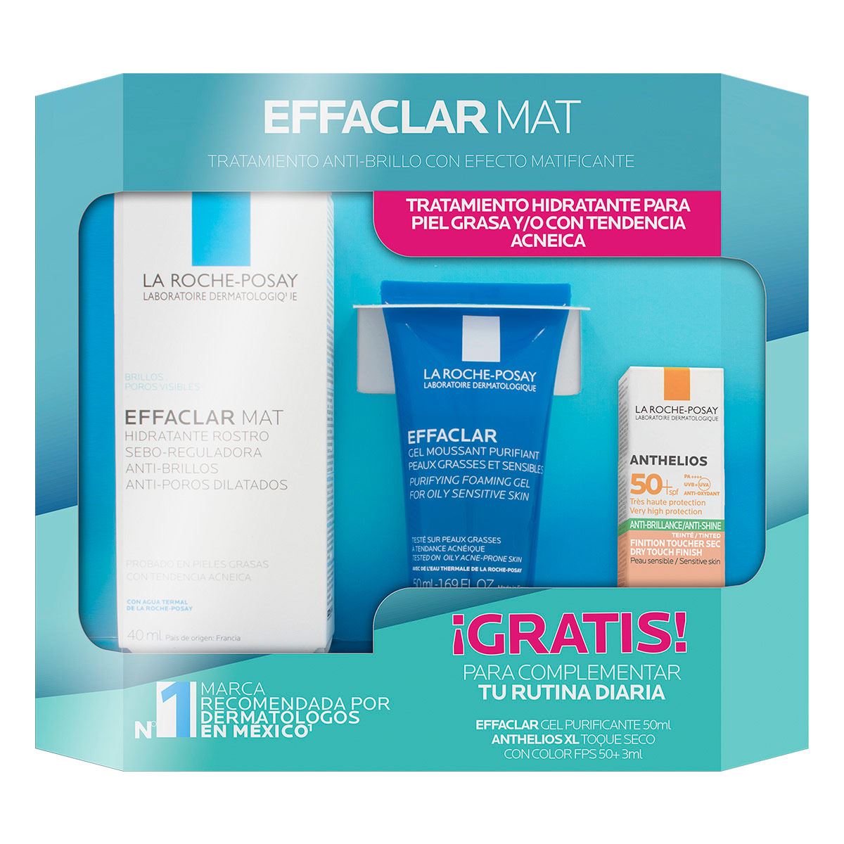 Kit Effaclar Mat para poros dilatados con efecto matificante