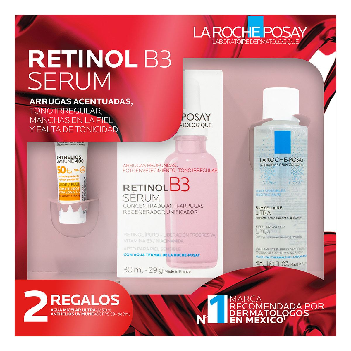 Kit Retinol B3 Serum, concentrado para arrugas profundas
