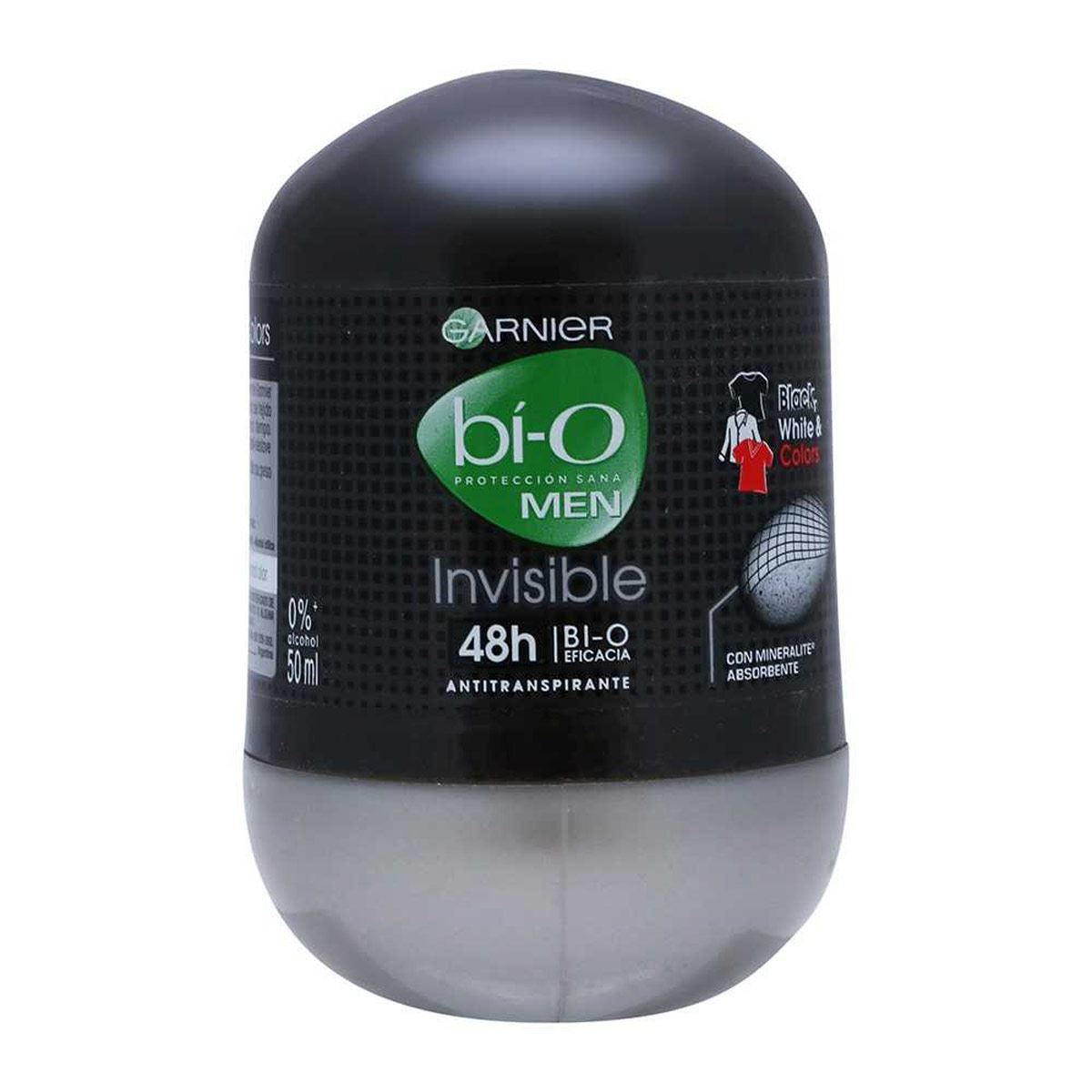 Desodorante Bio Roll On Invisible Black, white, woman