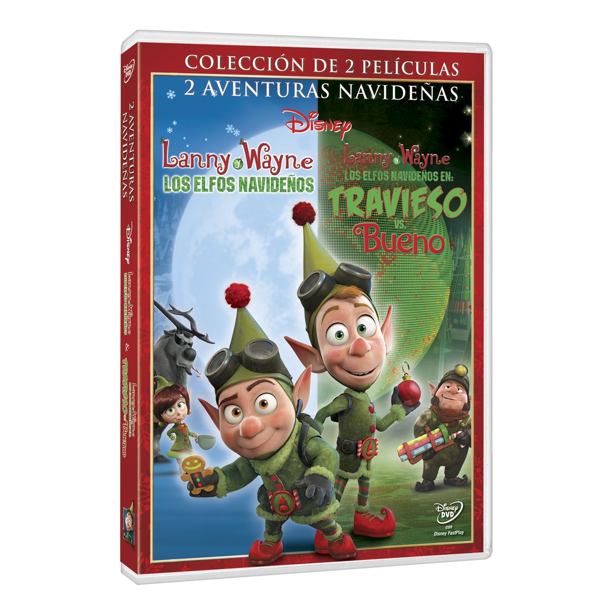DVD 2 Aventuras Navideñas: Lanny y Wayne - Los Elfos Navideños
