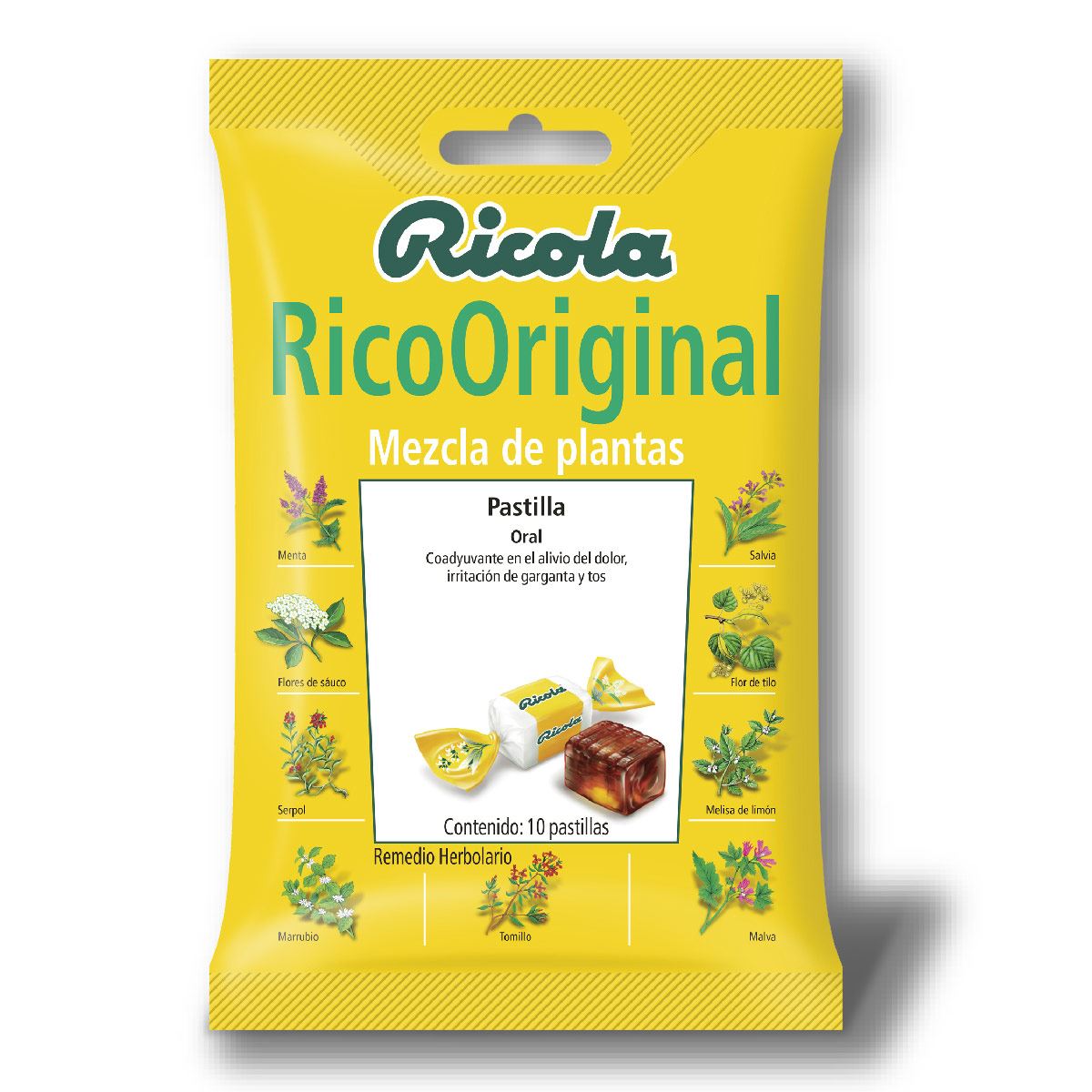 Ricola rico original mezcla de plantas c/10