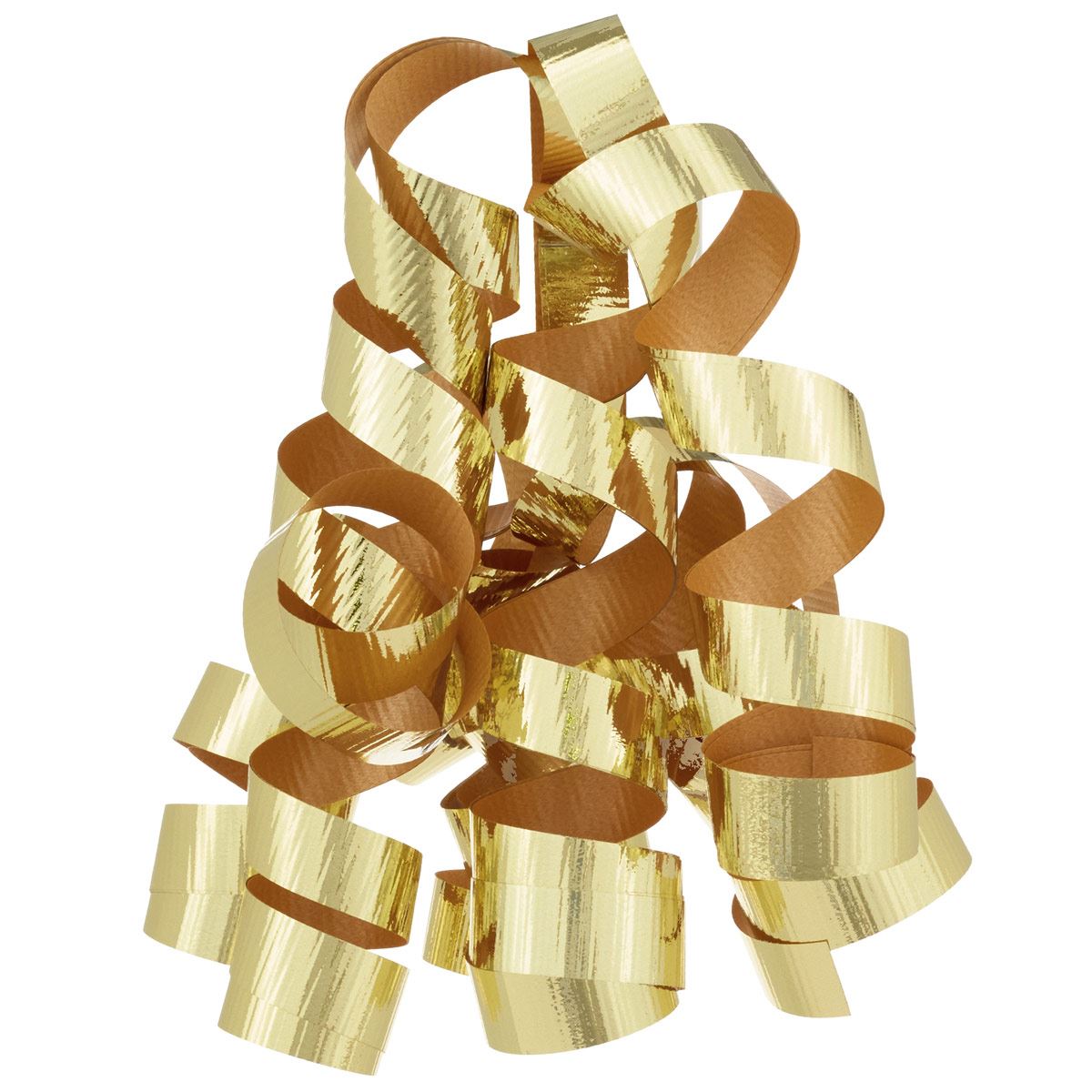 Liston oro metalizado curly Hallmark