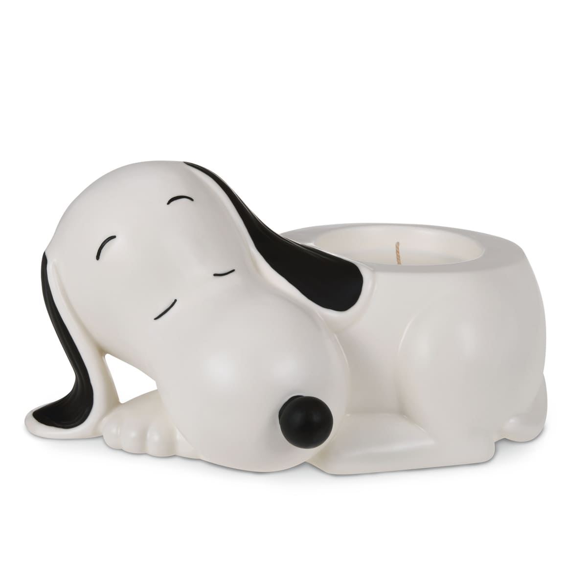 Vela en Molde de Cerámica de Snoopy Con Olor a Lavanda