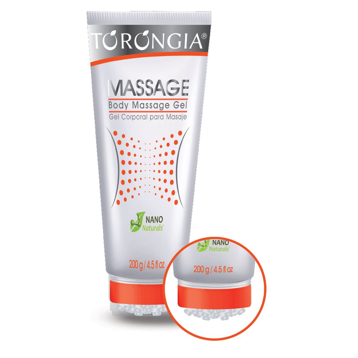 Torongia Massage Gel Corporal para Masaje 200 ml