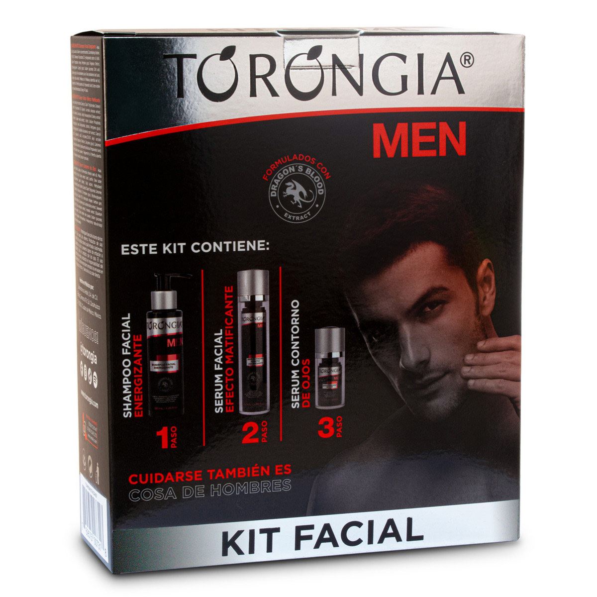 KIT CUIDADO FACIAL P/H TORONGIA MEN