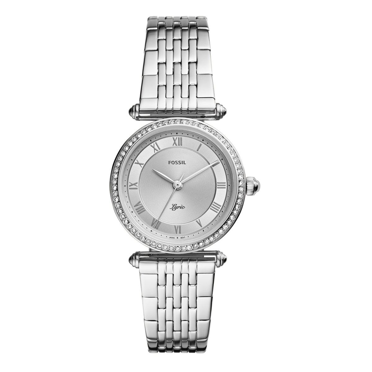 Reloj Fossil Lyric Plateado Para Dama