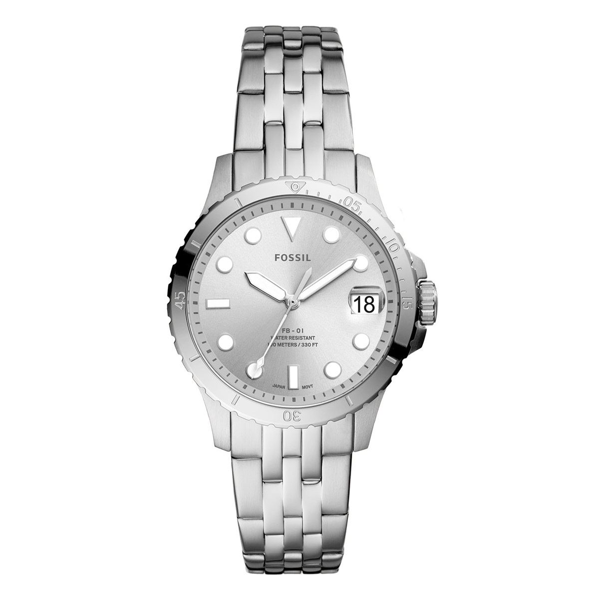 Reloj Fossil Plateado Para Dama