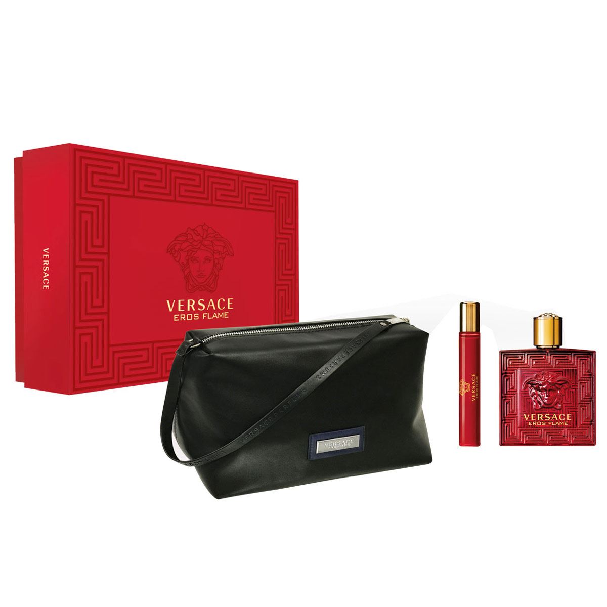 Set de Navidad para Caballero Eros Flame Versace Set de Navidad para Caballero Eros Flame Versace