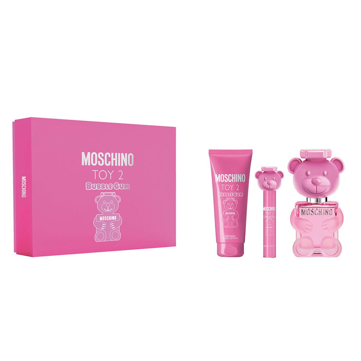 Set Fragancia para Mujer Moschino Toy 2 Bubble Gum EDT 100 ml + Crema ...