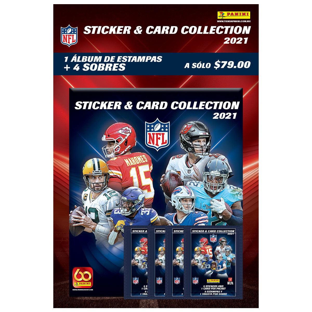 NFL 2021/2022 multiset 4 sobres