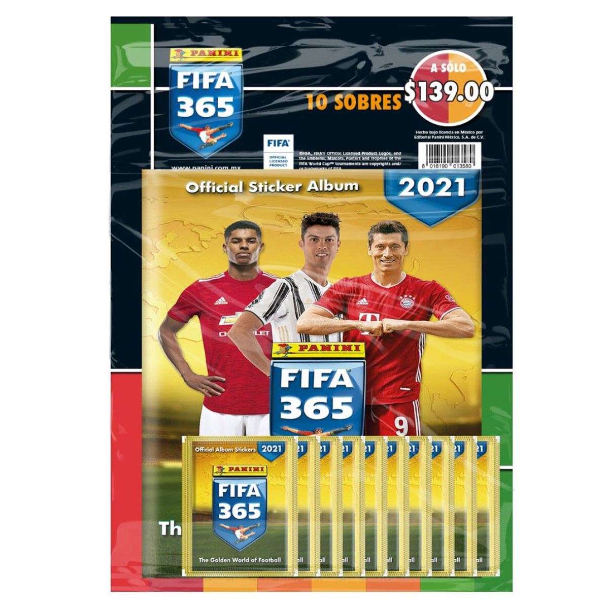 Multiset Panini FIFA 365 10 sobres
