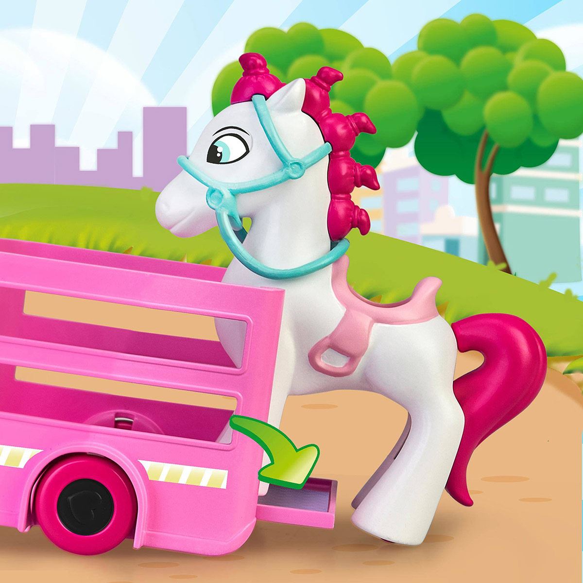 Pinypon Let's Go! Coche y Caballo