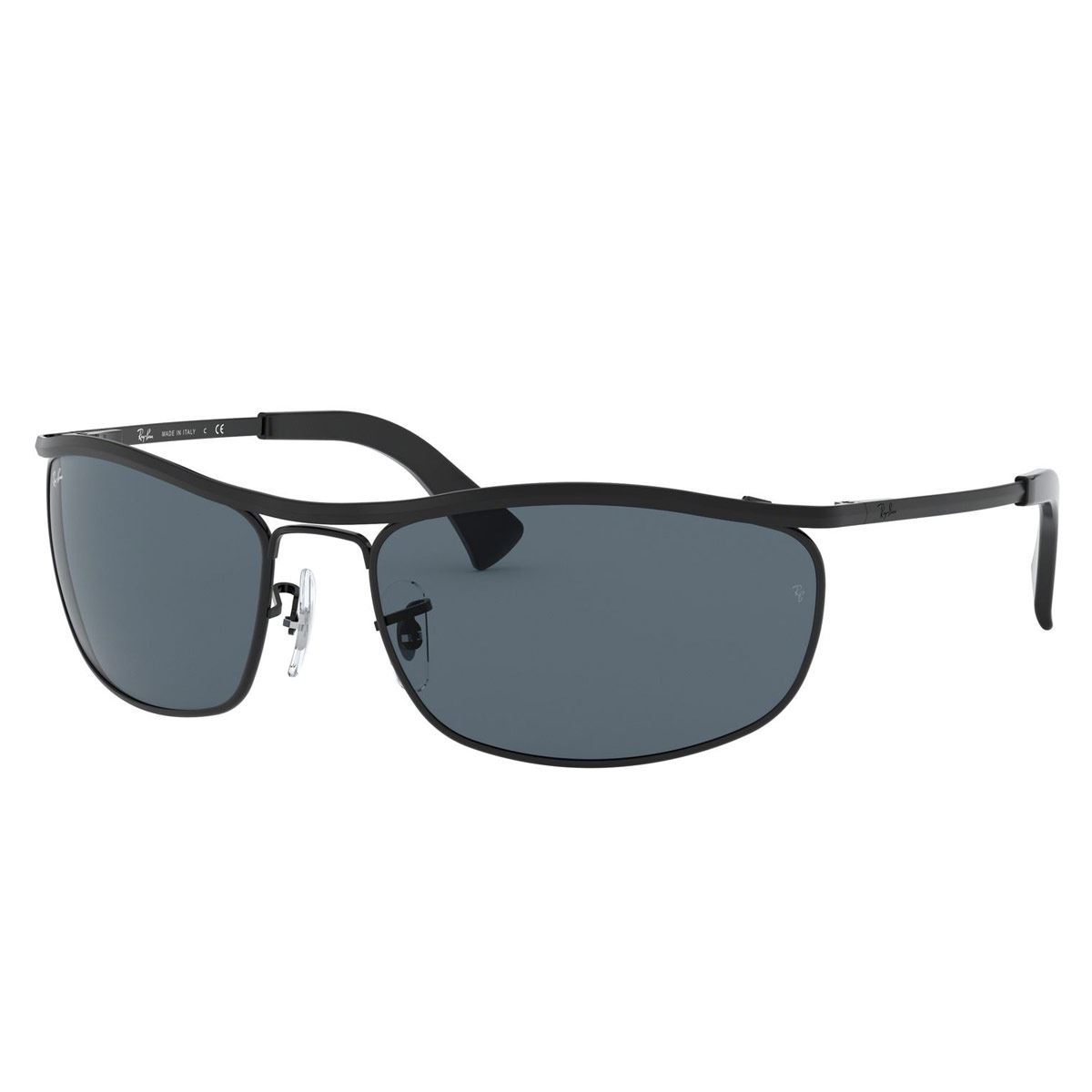 Lente de sol Ray-Ban Olympian en metal azul