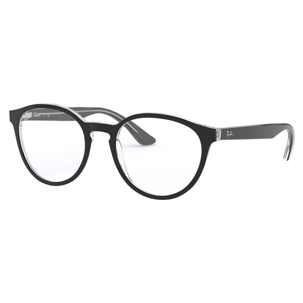 Armazón Ray-Ban Vista en Acetato Negro-Transparente