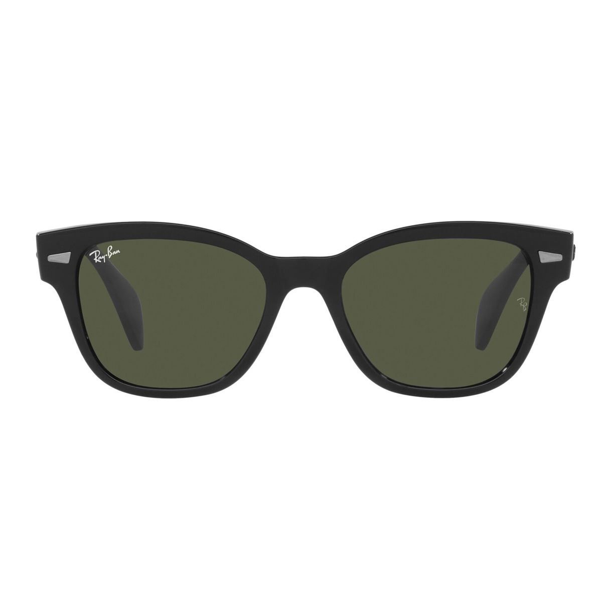 Lente Solar Ray-Ban Verde en Plástico Negro