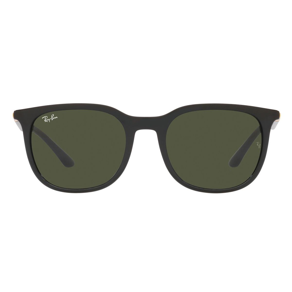 Lente Solar Ray-Ban Verde en Nylon Negro
