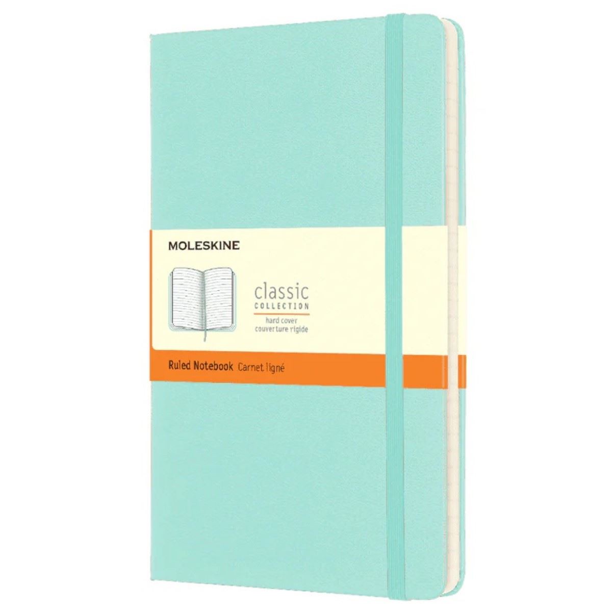 Libreta Grande Moleskine Línea Clásica Menta