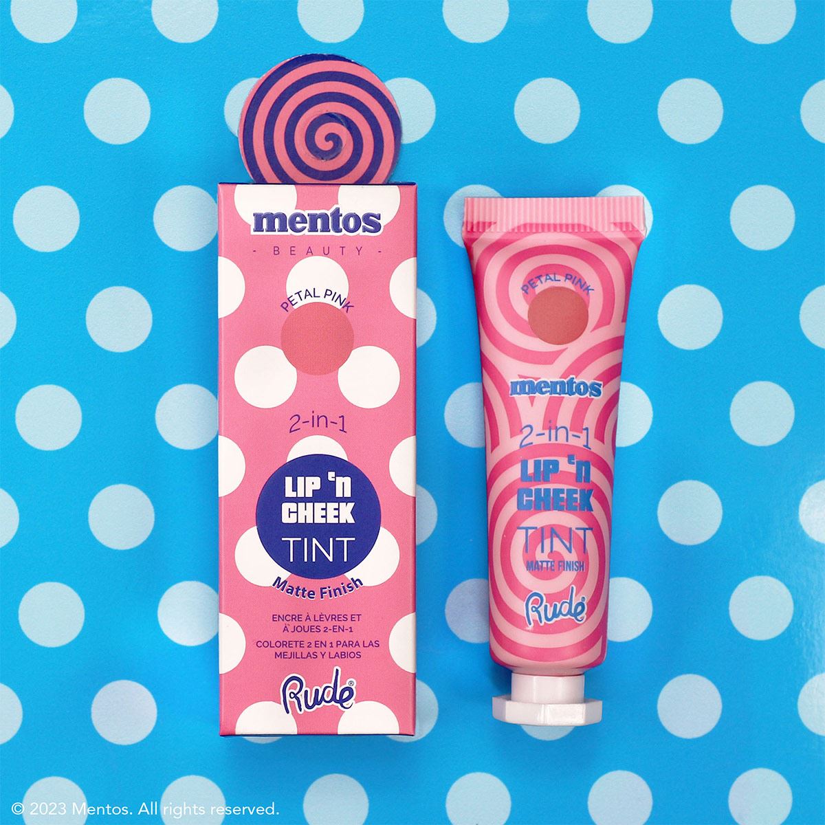 Tinta 2 en 1 Labios y Mejillas Petal Pink Mentos