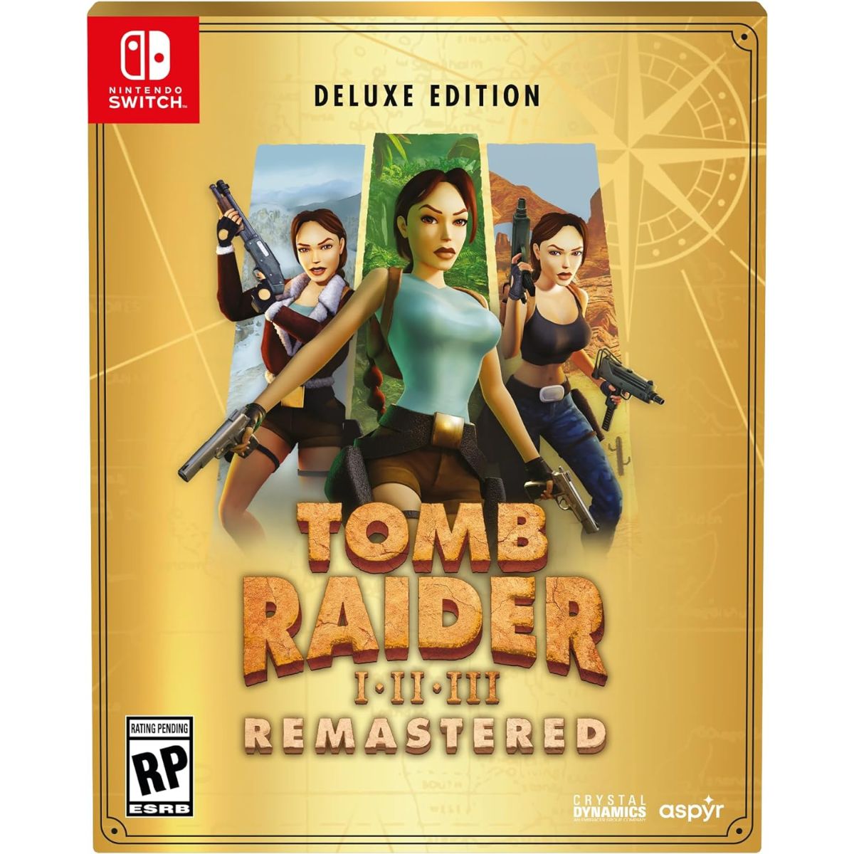 Set de Colección Tomb Raider I-II-III Remastered Edición Delux NSW ...