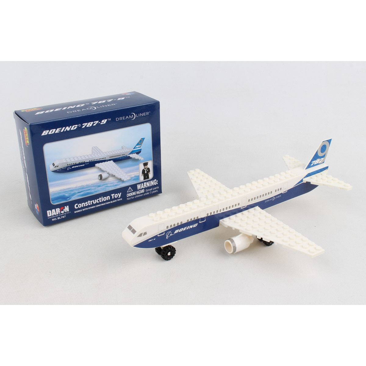 Avión Bestlock Boeing 787 De Juguete Armable De Colección De 55 Piezas