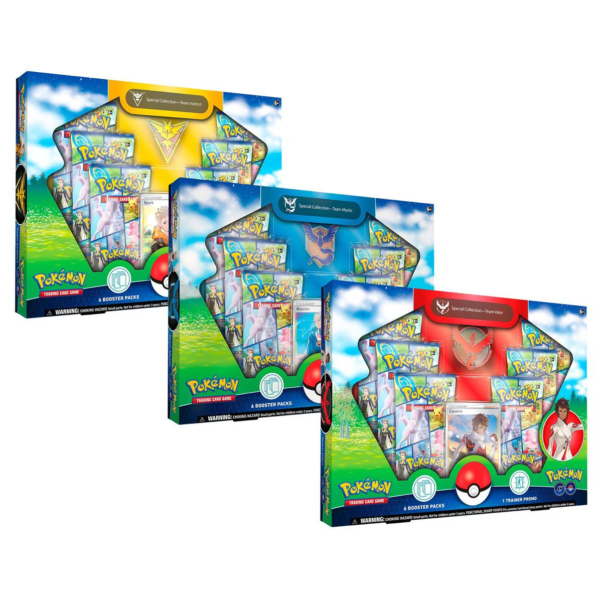 Set de Colección Especial Pokemon Go Team Pin