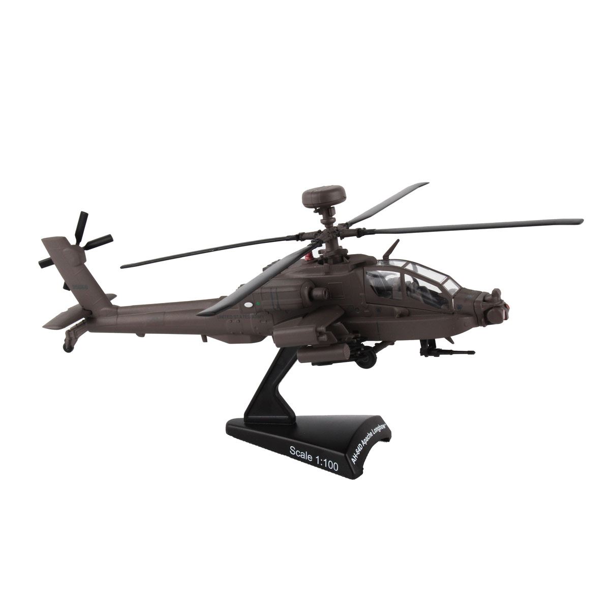 Helicóptero de Juguete Coleccionable Postage Stamp Ah-64D Apache ...